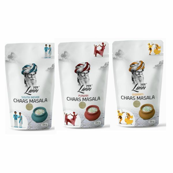 Lunn Gujarati Chaas Masala;Punjabi Chaas Masala & South Indian Chaas ...
