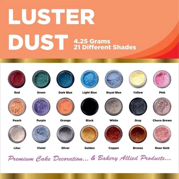 Honey Sweets Edible Luster Dust Cake Decoration Vegetarian 4.25 g - JioMart