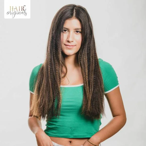 Hair Originals Human Hair extensions -U-Tip Natural Brown-32"-50 ...