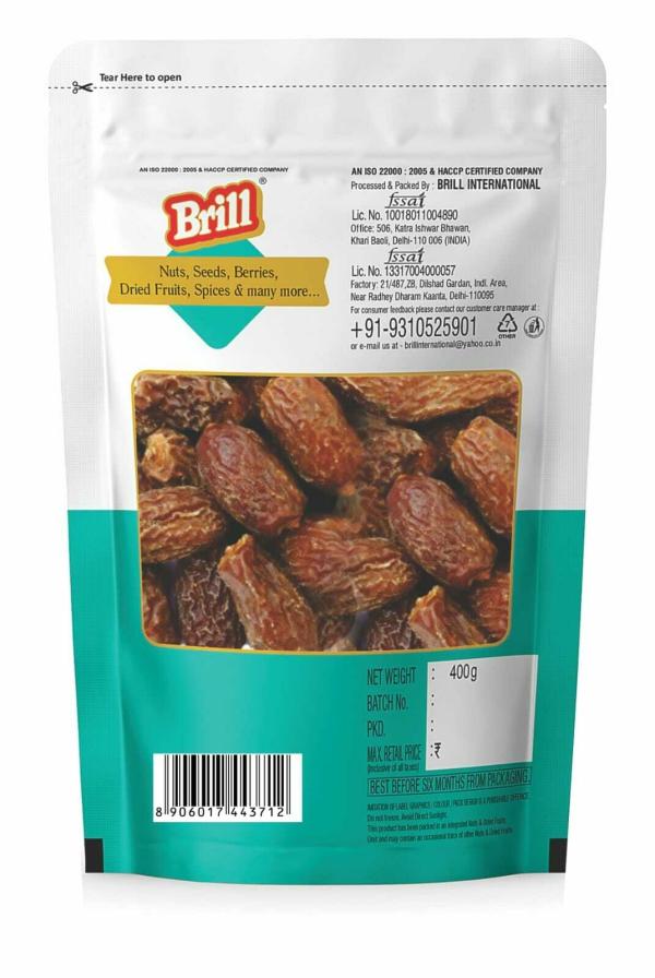 Brill Dry Dates (Red) Chhuhara 400g - JioMart