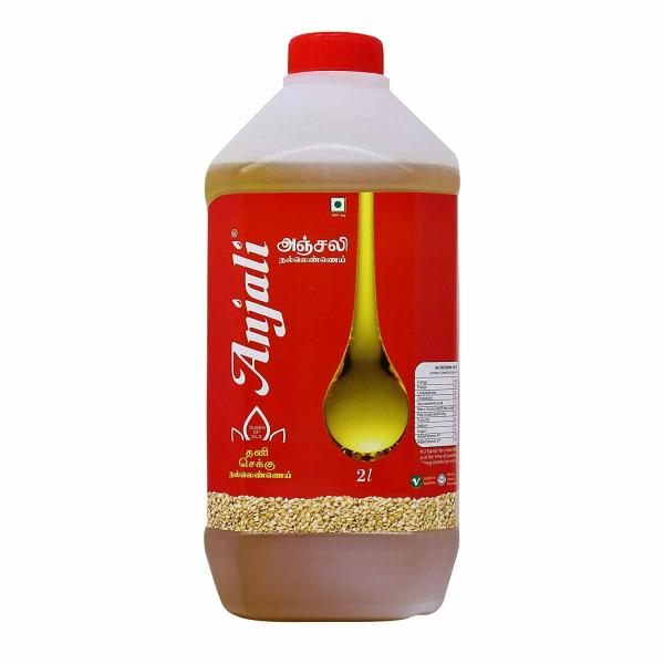 Anjali Gingelly/Sesame Oil 2 Litre Can - JioMart