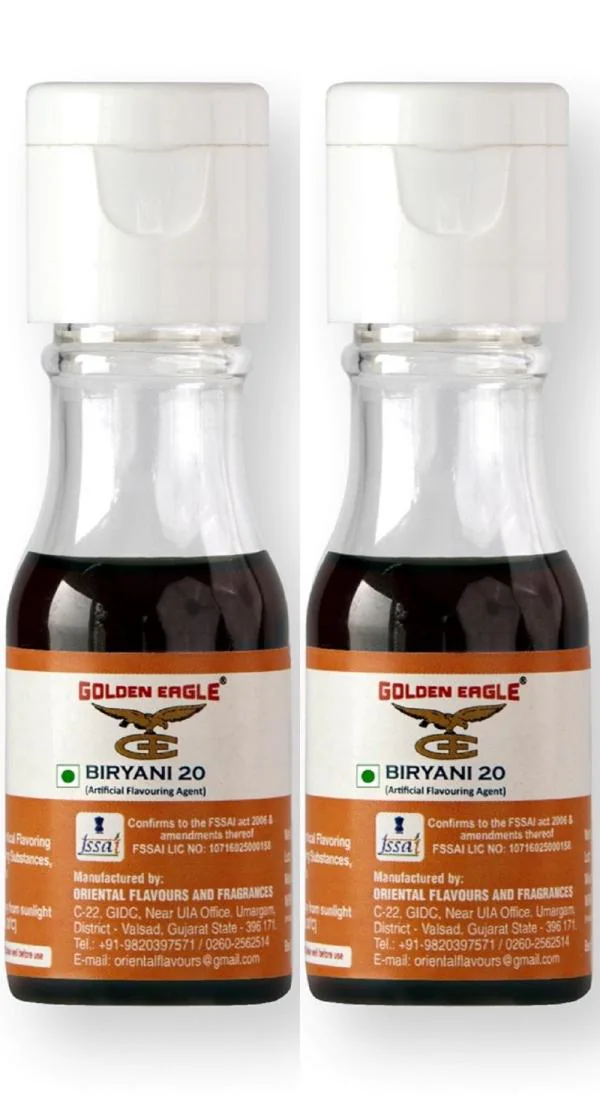 Golden Eagle Biryani Food Essence Flavors Food Essence 20ml Each, Pack ...