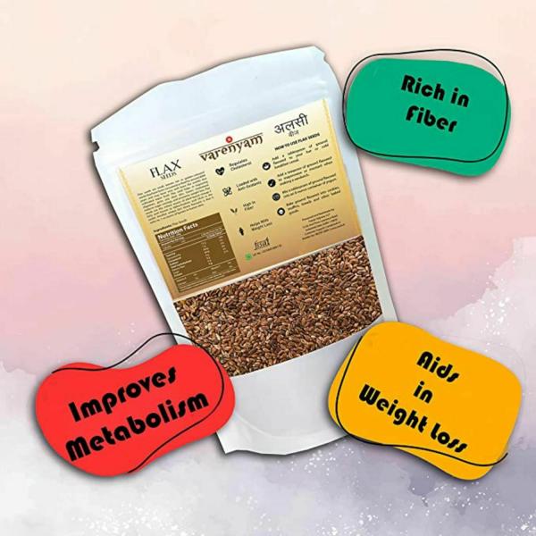 Varenyam Flax Seeds, 900 G - JioMart