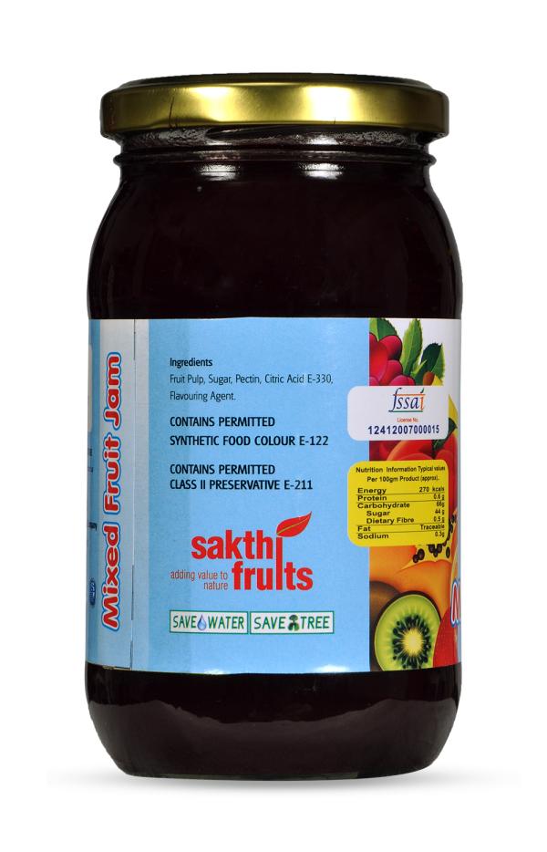 Chellam Mixed Fruit Jam 500 Gram Pack of 2 - JioMart