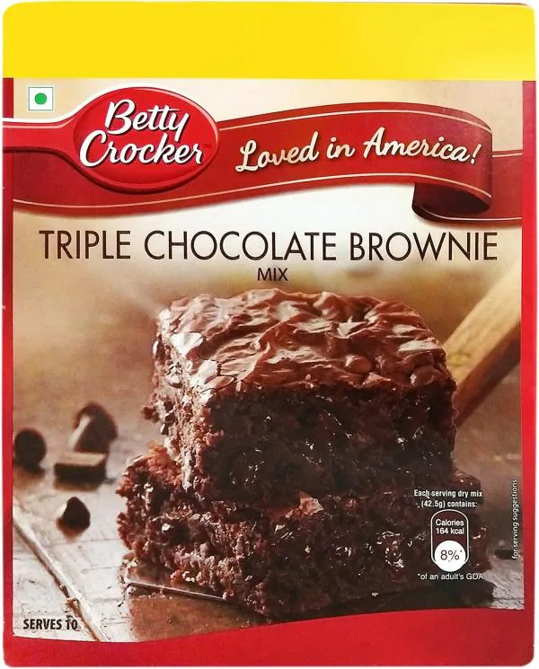 Betty Crocker Triple Chocolate Brownie Mix (Pack of 2- 425 Grams Each ...