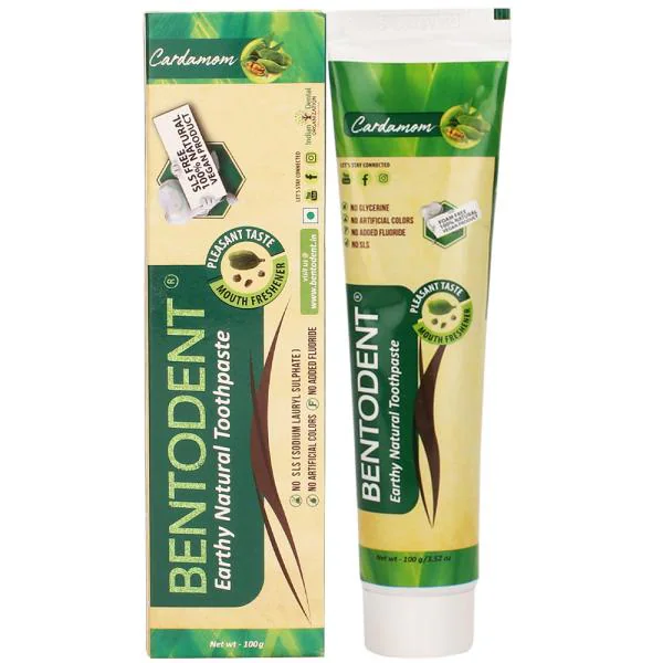 Bentodent Cardamom Natural Toothpaste - SLS Free 100g - JioMart