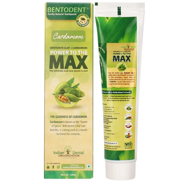 Bentodent Cardamom Natural Toothpaste - SLS Free 100g - JioMart