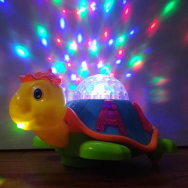Toyvala Plastic Happy Turtle With Melodious Sound and 3D Projector ...