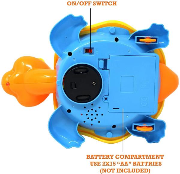 Toyvala Plastic Happy Turtle With Melodious Sound and 3D Projector ...