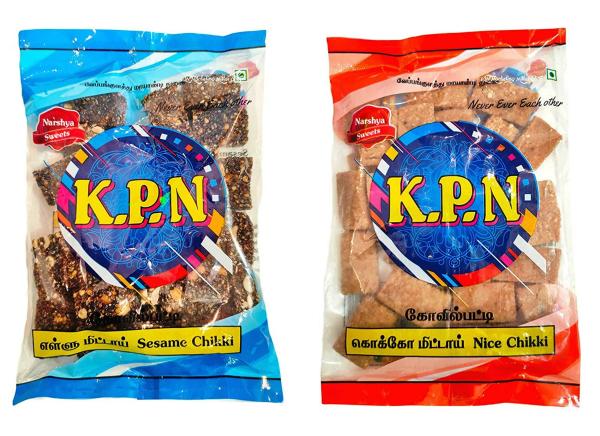 Kpn Groundnut Candy, Sesame Candy (Combo Of 2) - JioMart