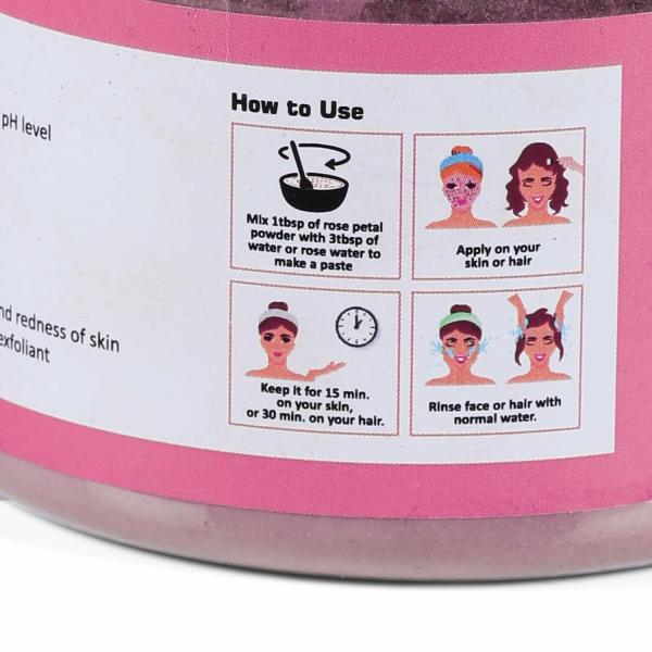 Two & A Bud 100% Natural Rose Petal Powder | Rosa centifolia | 50 g ...