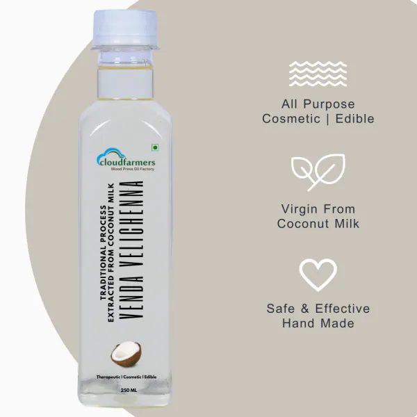 Cloudfarmers Vendha Velichenna | Virgin Coconut Oil From Coconut Milk ...