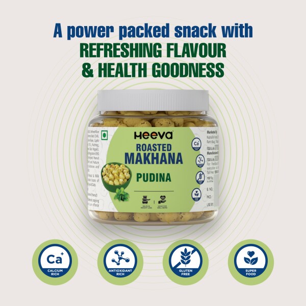 Heeva Roasted Makhana Pudina 100G - JioMart
