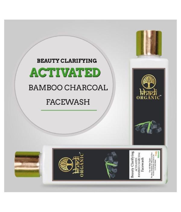 Khadi Organic Bamboo Charcoal Fights Pollution and Acne, Oil ControlFashWash210ML - JioMart