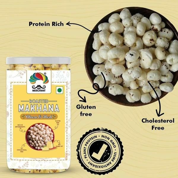 Mr. Merchant Roasted Makhana (Cheese and Herb) - JioMart