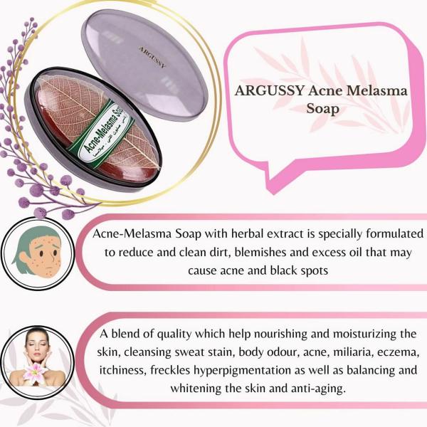 Argussy Acne Free Melasma Soap for Reducing Dark Spot -110g - JioMart