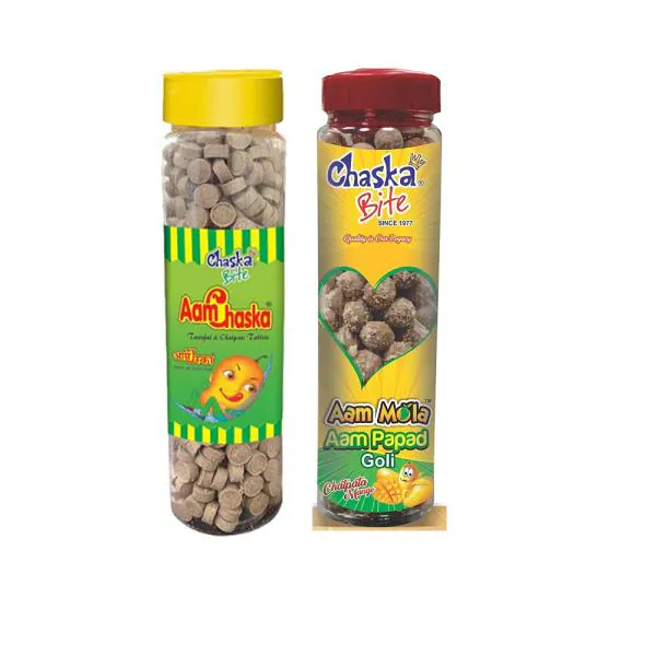 Chaska Bite Aam Chaska Chatpati Digestive Goli 250g Aam Papad goli Sour ...