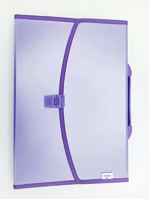 GOLD LEAF Plastic Expanding File Folder with 12 Pockets,Portable Handle ...