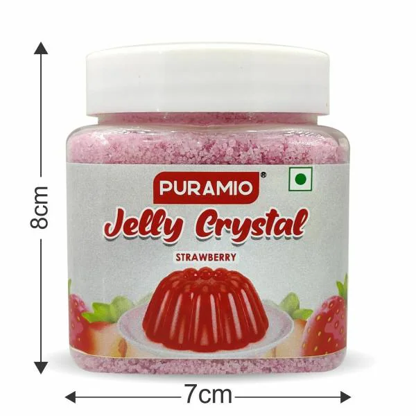 Puramio Jelly Crystal Strawberry, 200g - JioMart