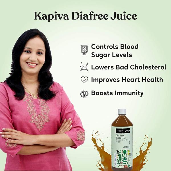 Kapiva Dia Control Combo | Kapiva Karela Jamun Juice 1L, Kapiva Diafree ...