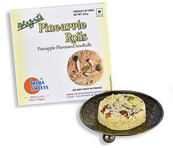 Bhagats Heera Sweets Son Roll with Almonds and Pistachio Garnished ...