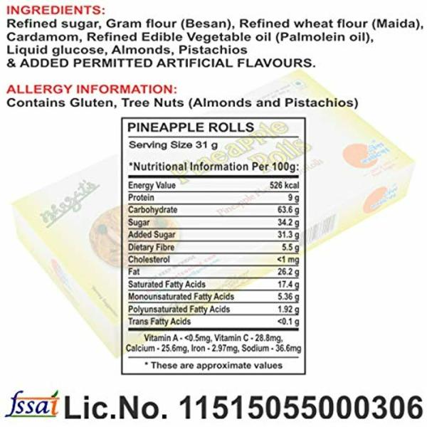 Bhagats Heera Sweets Son Roll with Almonds and Pistachio Garnished ...