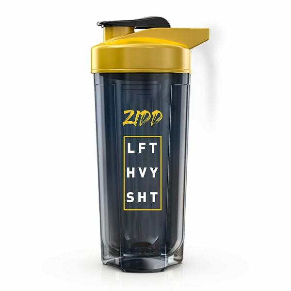 MuscleBlaze ZIDD Pro 1.0 Shaker Bottle, 100% Leakproof, BPA-Free Sipper ...
