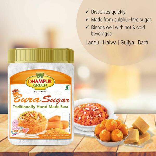 Dhampur Green Breakfast Sugar Combo Set | Organic Jaggery Powder, Bura ...