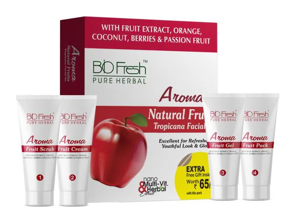 BioFresh Fruit Facial Kit for Men and Women Anti-Pollution Skin Therapy ...