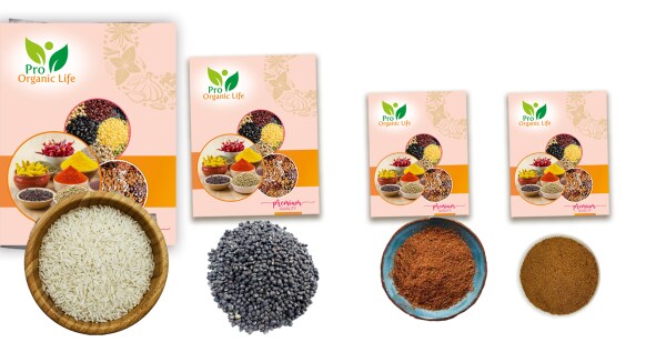 PRO ORGANIC LIFE BLACK URAD WHOLE DAAL,RICE,DAAL MAKHANI MASALA,JEERA ...