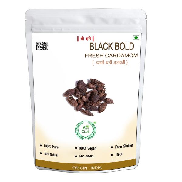 Agri Club Black Bold Cardamom 200gm- kali Elaichi - JioMart