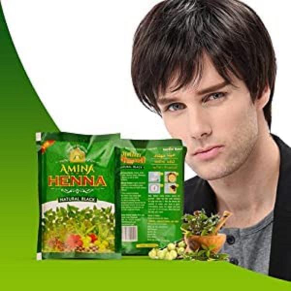 Amina Henna Natural Black 250 Grams (10 Sachets Of 25 Grm Each) - JioMart