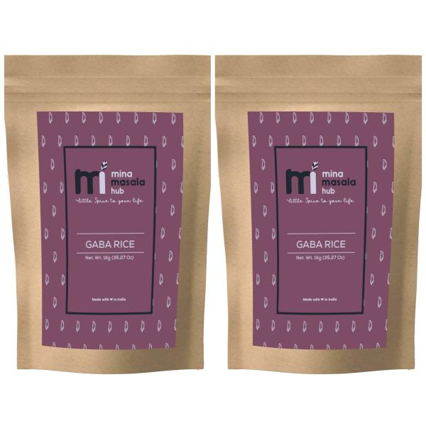 Mina Germinated Brown Rice / GABA Rice 1kg, Pack of 2 - JioMart