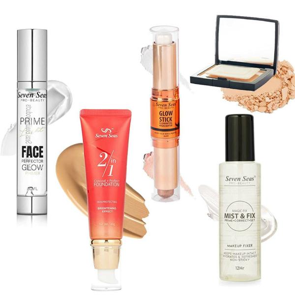 Seven Seas Face Makeup Kit Natural Shades - Natural - JioMart