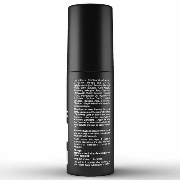 Manforce Lube, Lubrication Gel for Men & Women, Water-Based Gel, 60ml ...