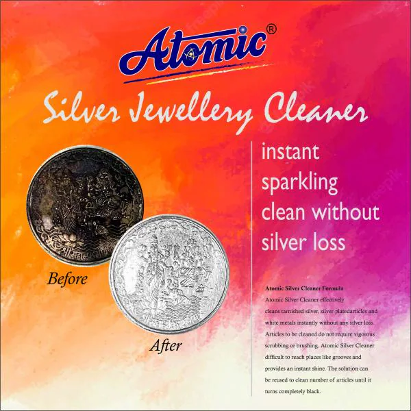 Atomic Silver Cleaner to Clean Silver Instant without Silver Loss with ...