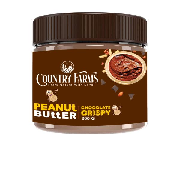 Country Farms Chocolate Peanut Butter Crispy 300gm - JioMart