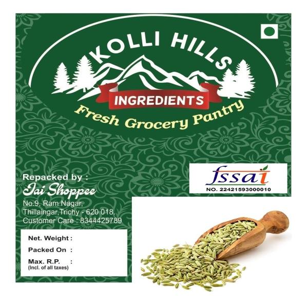Fennel Seeds / Saunf / Sombu / 100% Natural Organic Grocery and Pantry ...