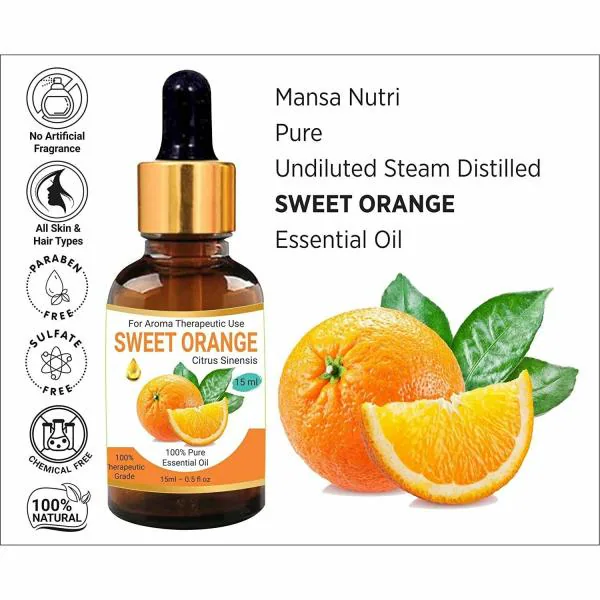 MANSA NUTRI 100% Pure & Natural Essential Oil - Undiluted Steam ...