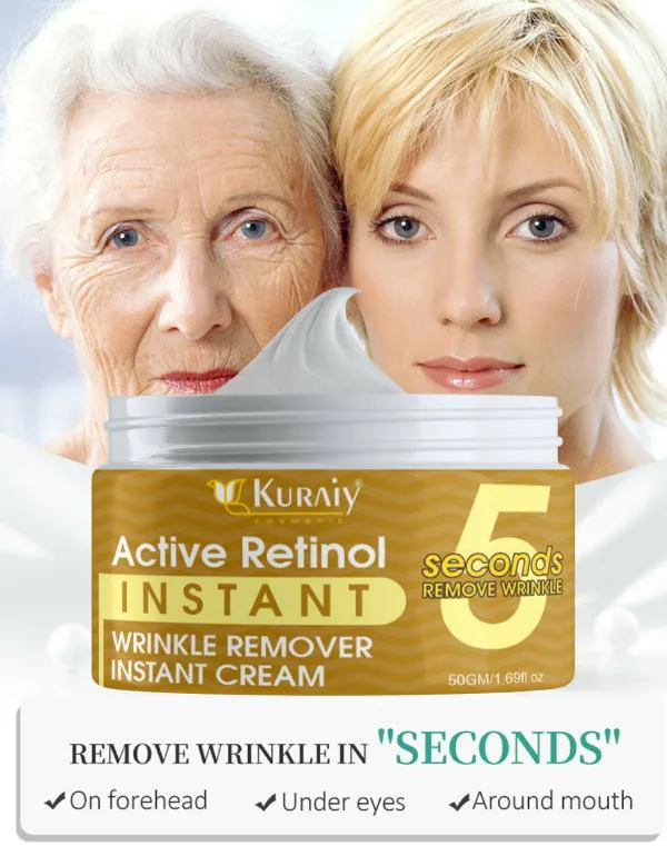 KURAIY 100% Instant Wrinkle Remover Face Cream Lifting Firming Anti ...
