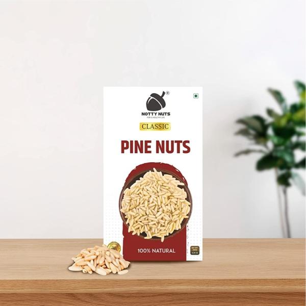 NOTTY NUTS Pinenut Kernels ,Chilgoza Seeds Dry Fruit without Shell (250 ...