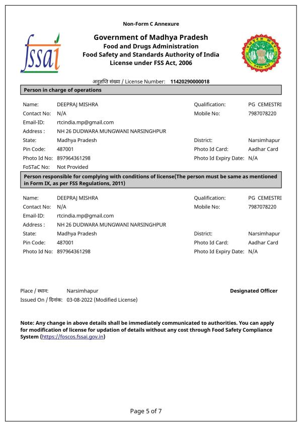 Mani Gold Chakki Fresh Atta 5KG + AQUA GOLD 4U - JioMart