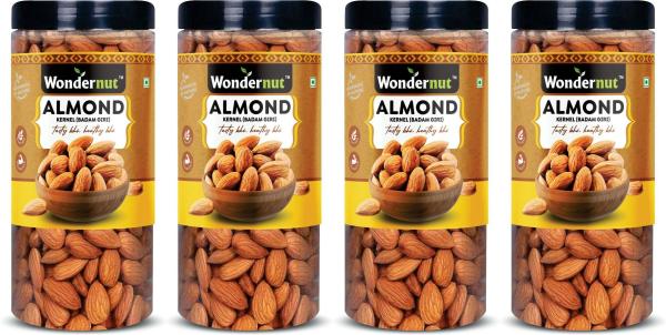 Wondernut California Almond Badam 250 g (Pack Of 4) - JioMart