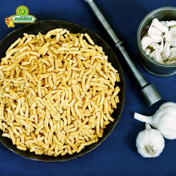 Shree Namkeen Lahsun Sev - Indore Special, Crispy and Spicy Garlic Sev ...