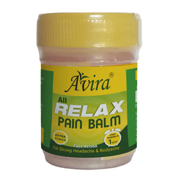 Avira Relax Balm No. 1 Ayurvedic balm with no side effects (20 gm ...