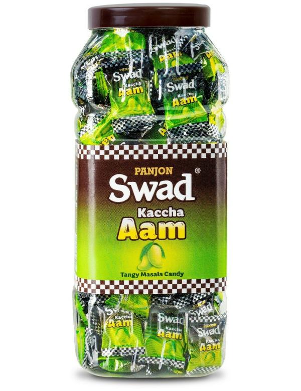 Swad Digestive Chocolate Candy, Masala Kaccha Mango Toffee (1 Jar x 150 ...