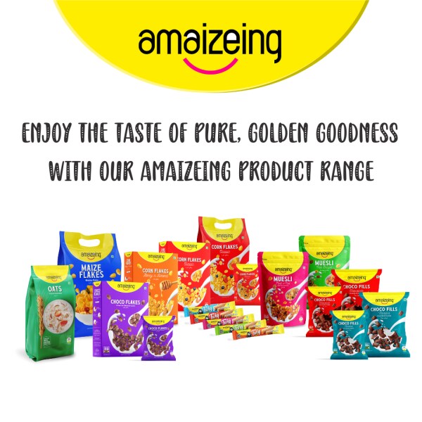 AMAIZEING MAIZE FLAKES a. k. a MAKKA POHA| CLASSIC| PACK OF 2 X 500 GMS ...