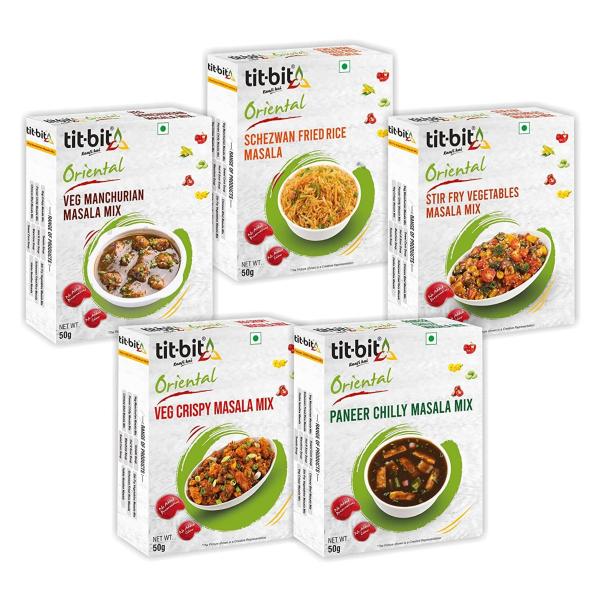 Tit-Bit Combo Of Manchurian Masala, Schezwan Fried Rice Masala,Stir Fry ...