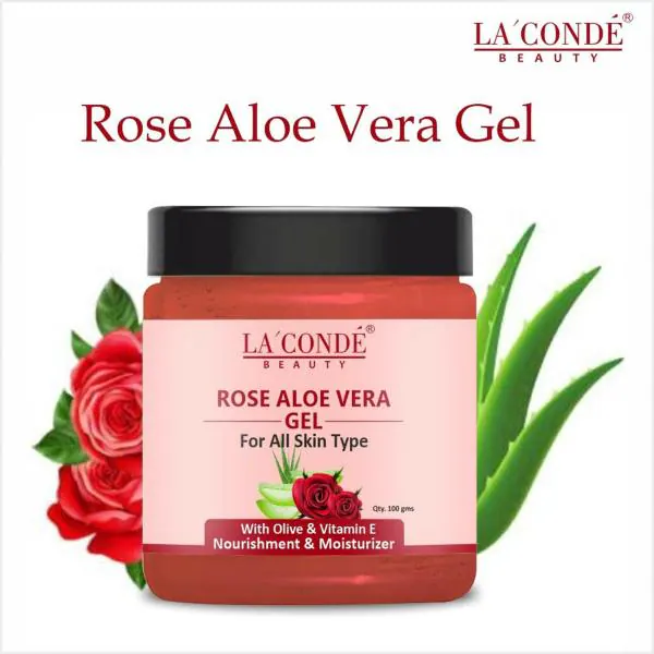 Park Daniel Rose Aloe Vera Extract Gel, Face Gel| Natural Ingredients ...
