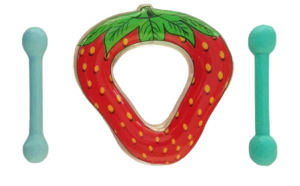 Enorme Water Filled Soft BPA-Free Cooling Strawberry Shape Teether with ...